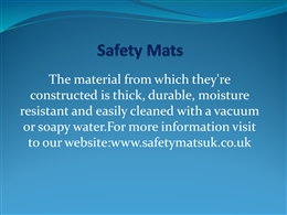 Safety Mats.pptx PowerPoint Presentation PPT