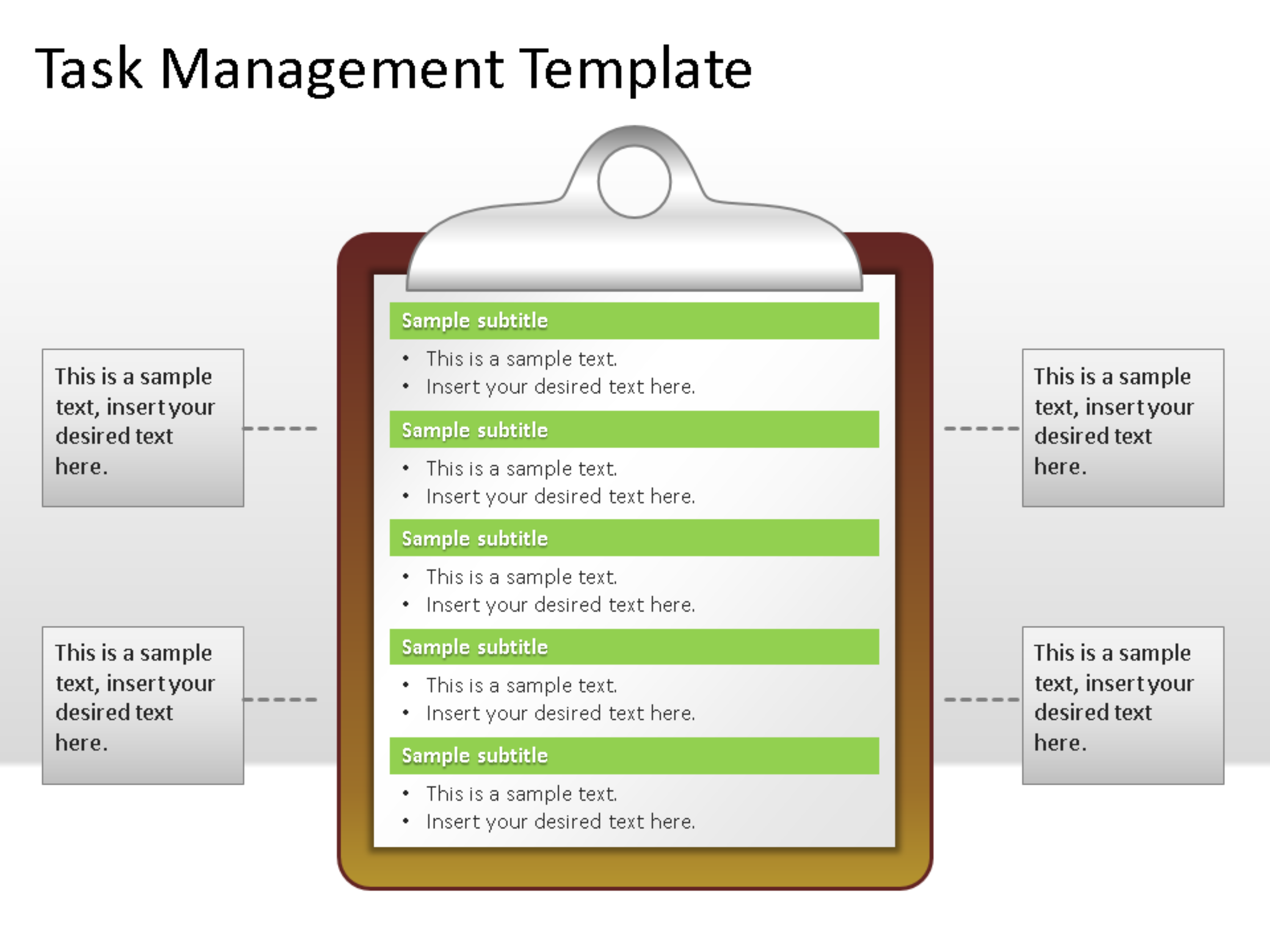 1076 Task Management Powerpoint Template pptx PowerPoint Presentation PPT