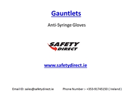 Professional Gauntlets in Ireland at SafetyDirect.ie PowerPoint Presentation PPT