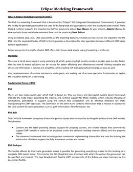 Eclipse Modeling Framework New.pdf PowerPoint Presentation PPT