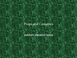 Props and Costumes.pptx PowerPoint Presentation PPT
