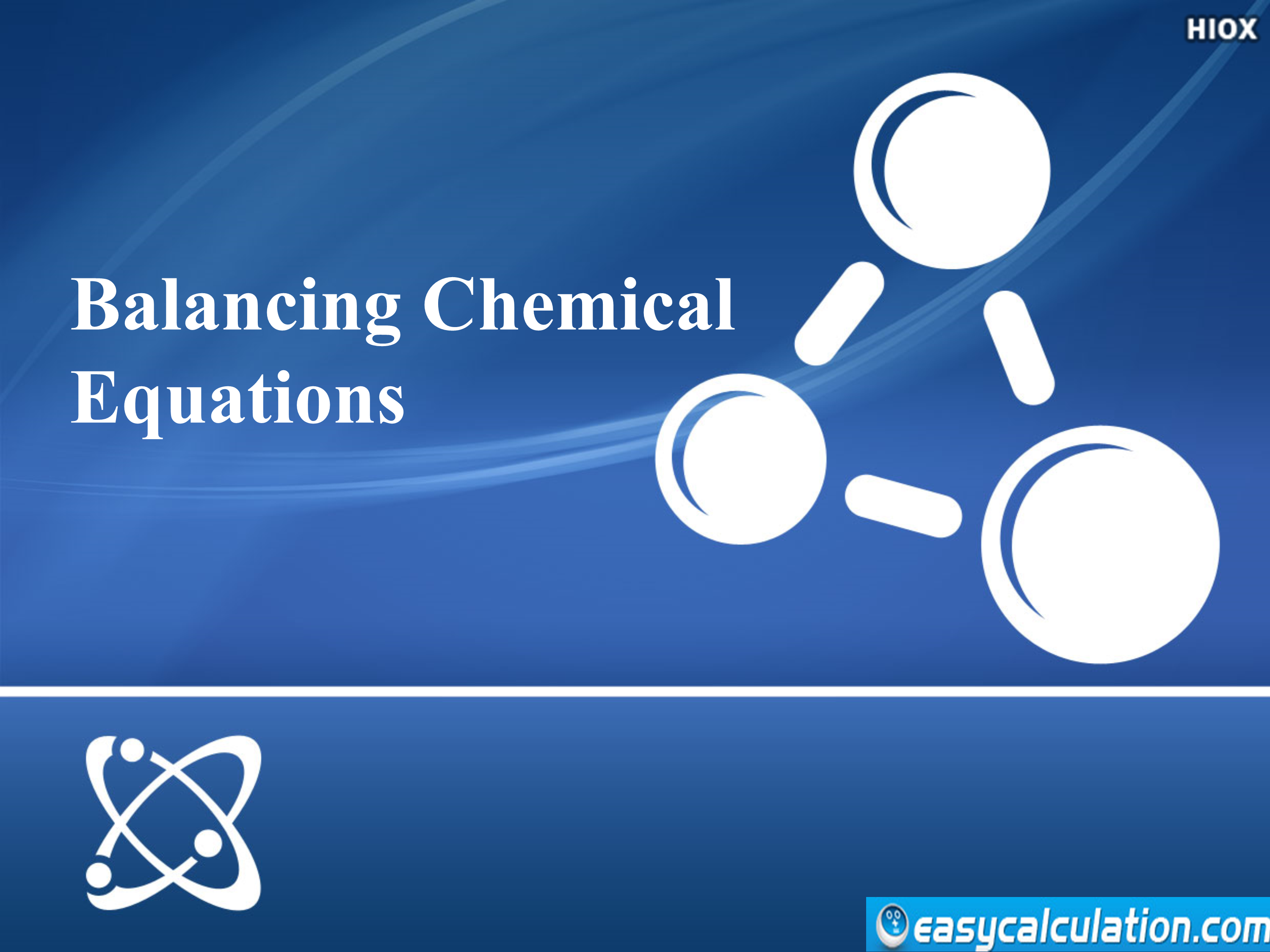 Balancing Chemical Equations PowerPoint Presentation PPT