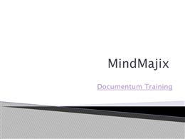Live Documentum Training PowerPoint Presentation PPT