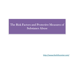 The Risk Factors and Protective Measures of Substance Abuse PowerPoint ...