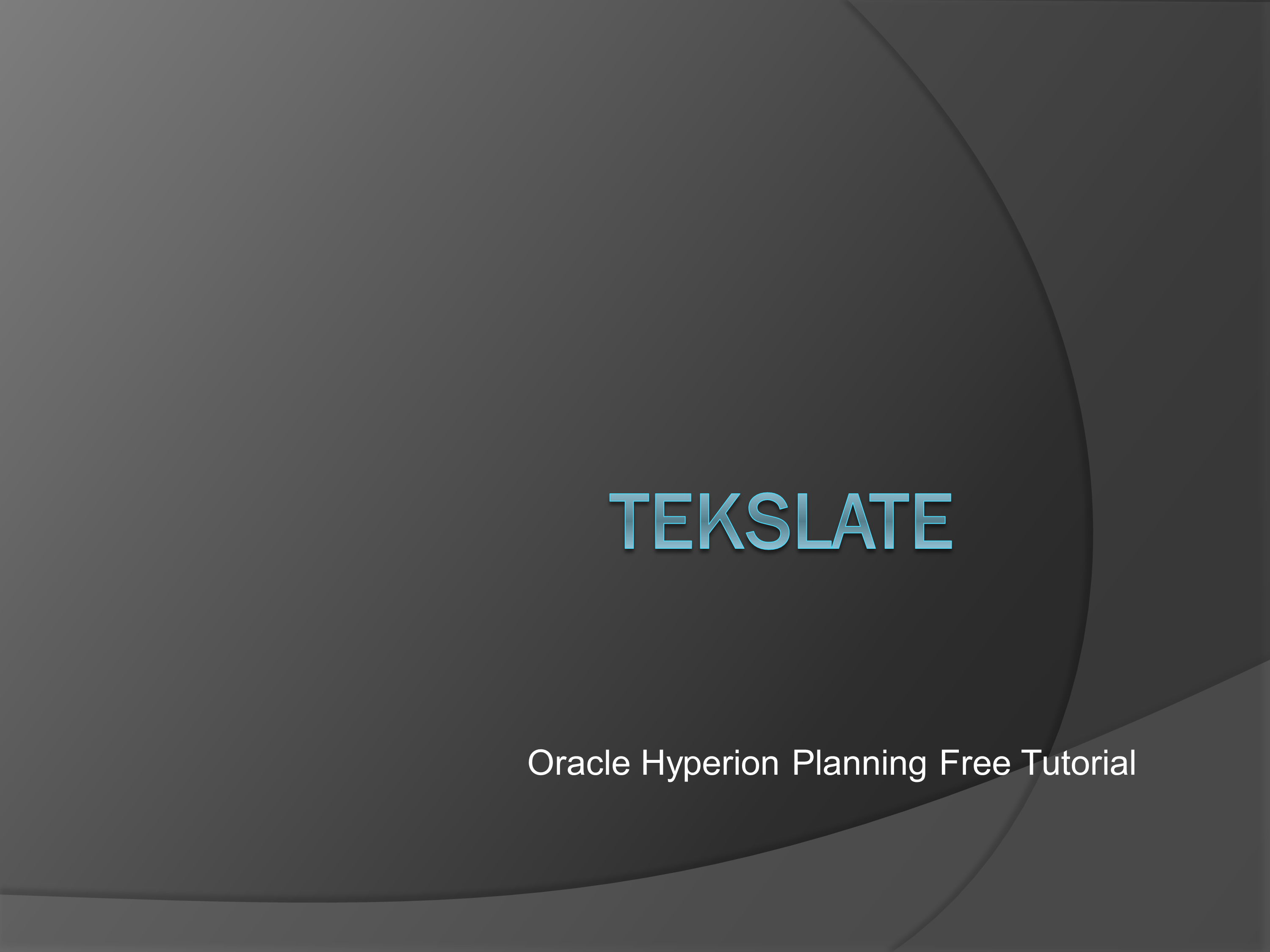 Oracle hyperion planning free tutorial.pptx PowerPoint Presentation PPT