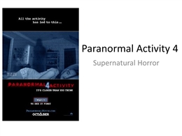 Paranormal activity 4.pptx PowerPoint Presentation PPT