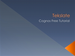 Cognos free tutorial.pptx PowerPoint Presentation PPT